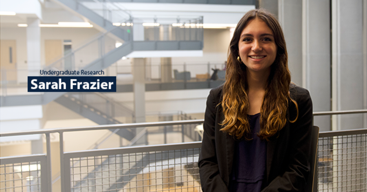 Neuroscience major Sarah Frazier - College of Liberal Arts at Auburn ...